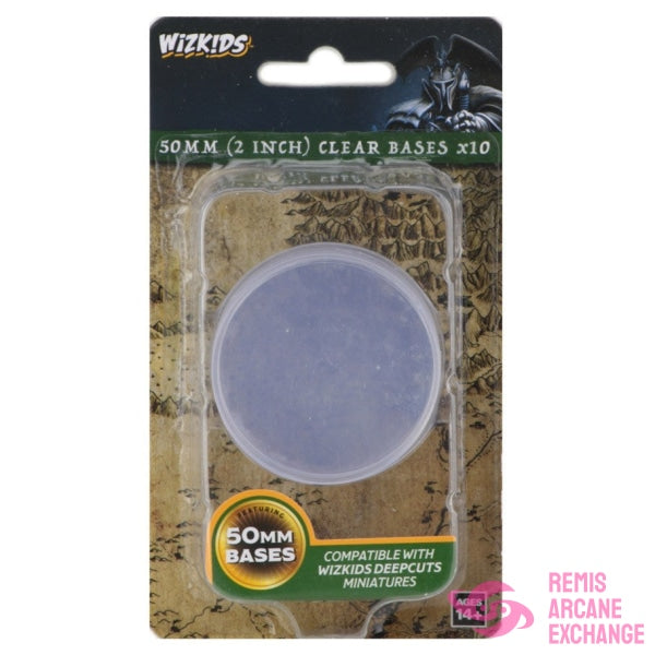 50MM (2 INCH) CLEAR BASES X10 – Remis Arcane Exchange