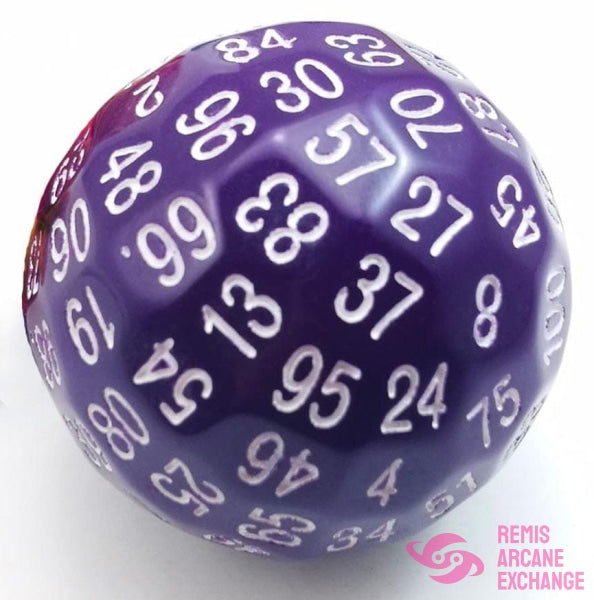100 Sided Die - Purple D100 – Remis Arcane Exchange