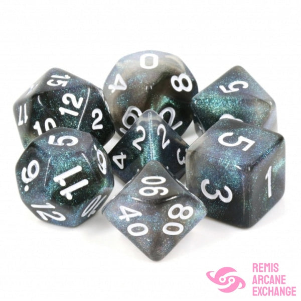 Everclear Aurora 7 Dice Set – Remis Arcane Exchange