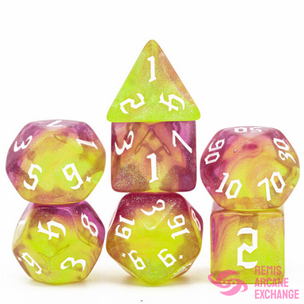 Twilight Elemental 7 Dice Set – Remis Arcane Exchange